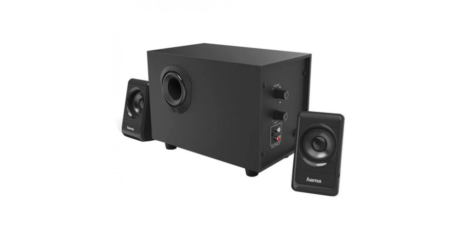Boxe pentru PC Hama BA-2112, sistem 2.1, design compact, Negru | arhiva ...