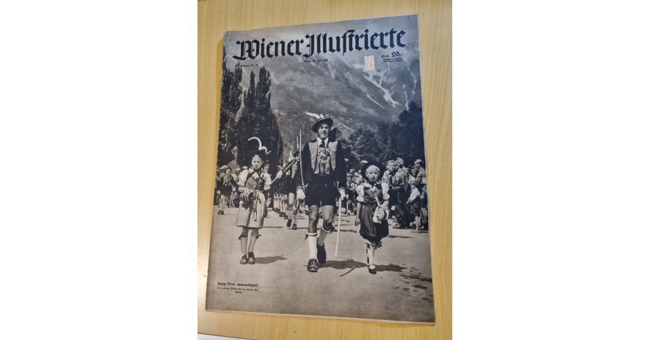 Revista nazista austria 28 iulie 1943-foto hitler,mussolini,razboiul ...