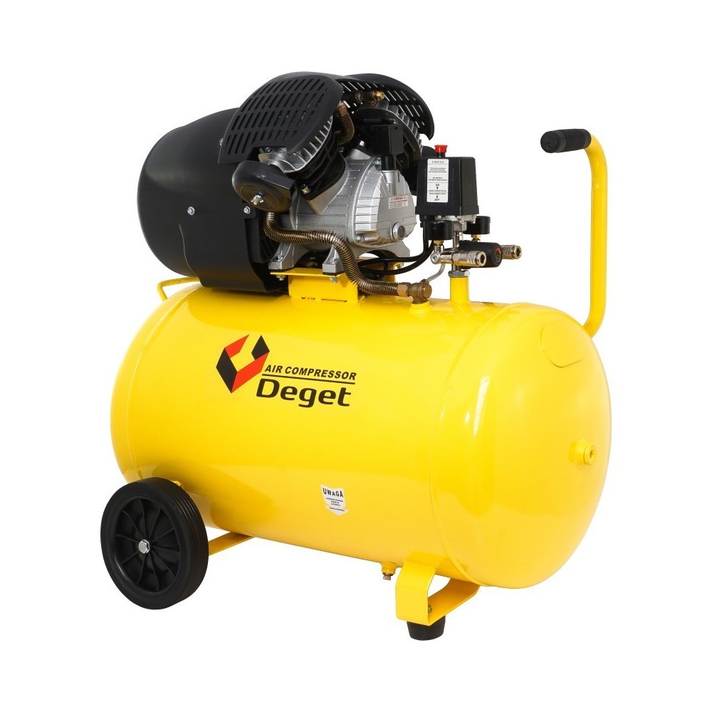 Compresor de aer industrial 100L 2.8kW 2cil. ZBV30-100 DEGET V81153 ...