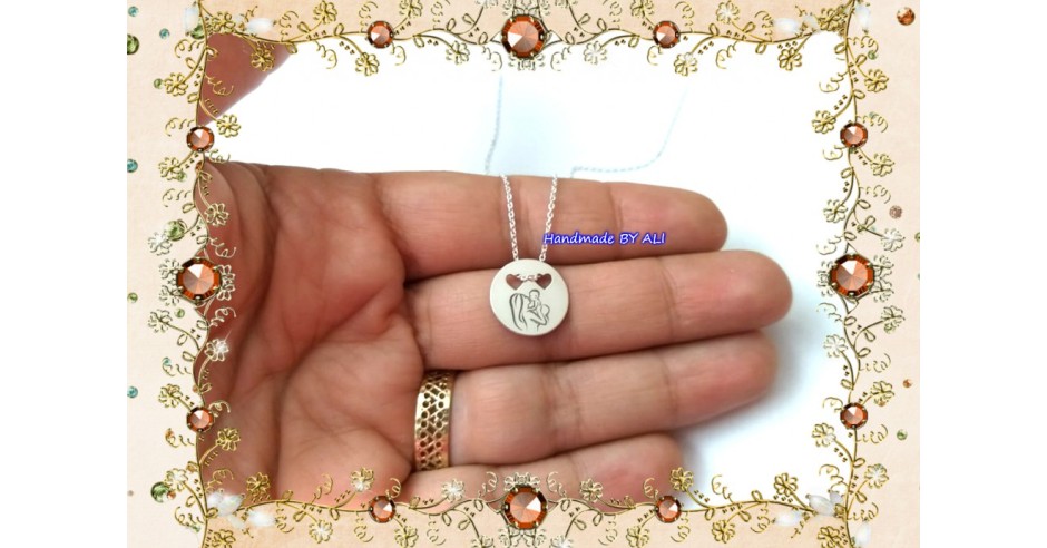 Lant argint cu banut 14 mm gravat cu desen sau nume/text scurt | arhiva ...