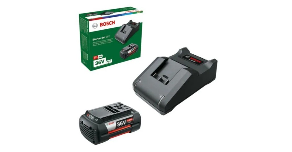 BOSCH Set acumulator Li-Ion, 36V, 4.0Ah si incarcator acumulator AL36V ...