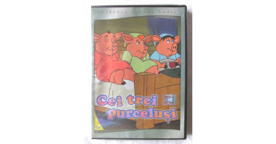 DVD: "CEI TREI PURCELUSI", 2009. Colectia pentru copii. Desene animate ...