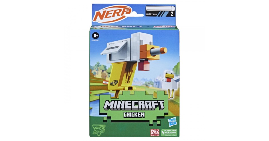 Nerf blaster minecraft microshots chicken | arhiva Okazii.ro
