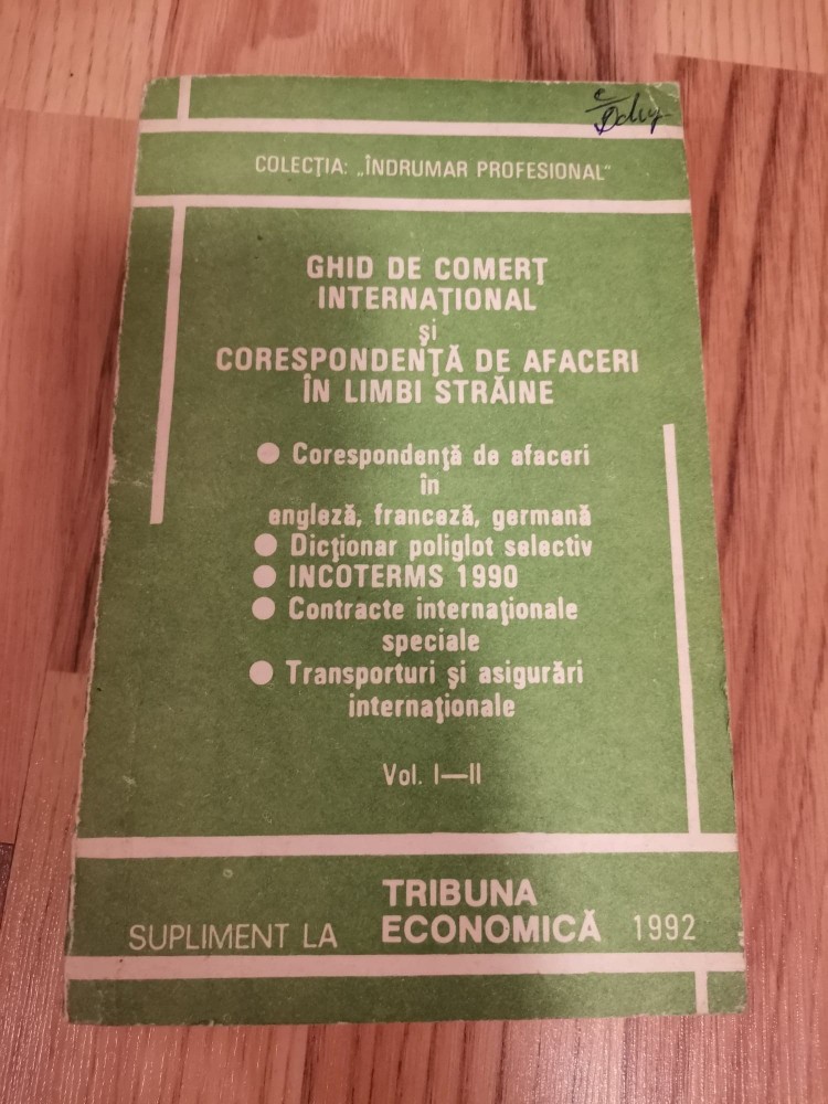 Ghid de comert international si corespondenta de afaceri in limbi ...