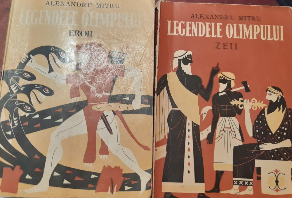 LEGENDELE OLIMPULUI ALEXANDRU MITRU ,2 VOLUME , ILUSTRATII C. CONDACCI , | arhiva Okazii.ro