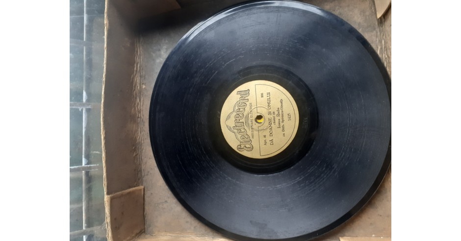 DISC GRAMOFON ROMANESC VECHI-IOANA RADU CU ORCHESTRA SPIRESCU- OLTENITA ...