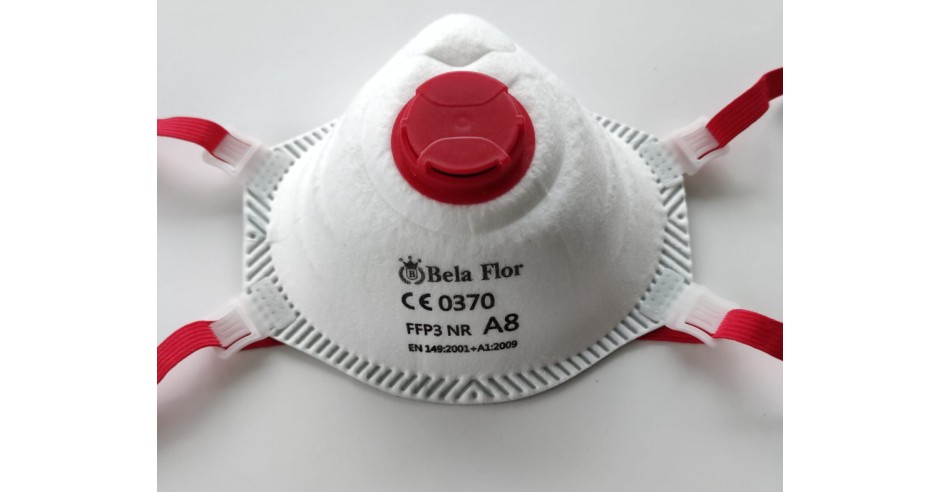 Masca FFP3 N99, valva, protectie ridicata COVID19, certific CE - SET 10 ...