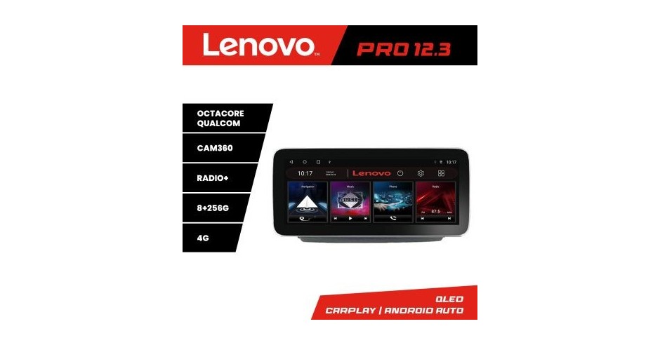 Navigatie Fiat Ducato 2021- Lenovo Qled 12.3 inch Octa Core 8+256 360 ...