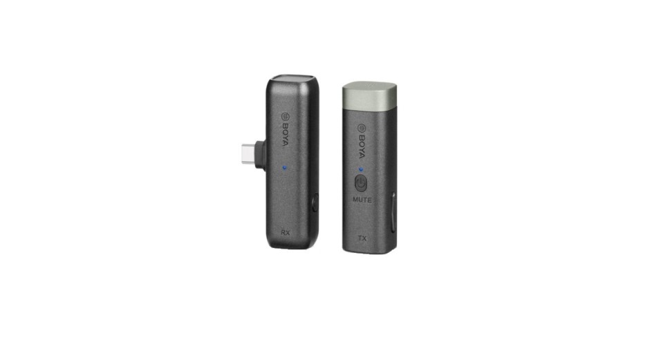 Sistem wireless Boya BY-WM3U cu Microfon lavaliera Transmitator si ...