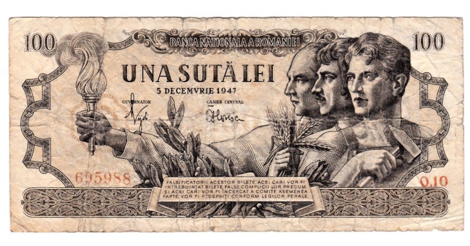 Bancnota 100 lei 5 decembrie 1947 | arhiva Okazii.ro