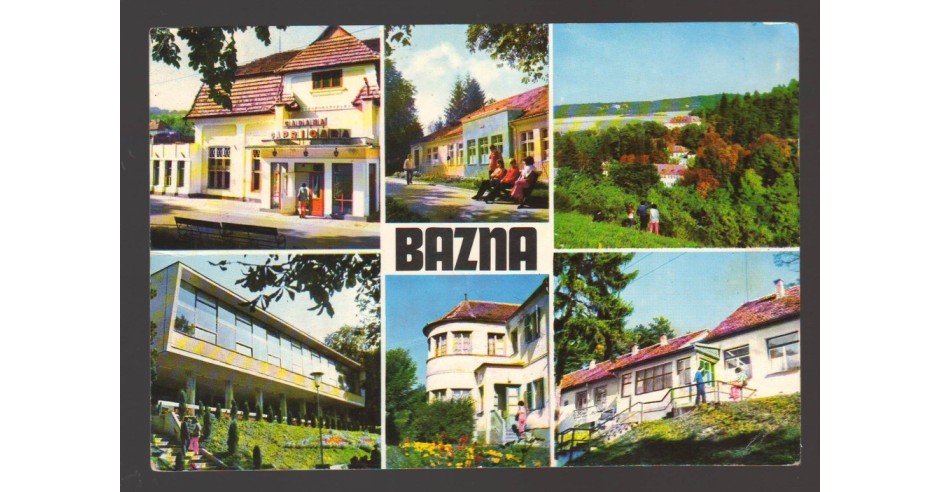 CPIB 23659 CARTE POSTALA - BAZNA, MOZAIC, CIRCULATA, 1990, STAMPILE ...