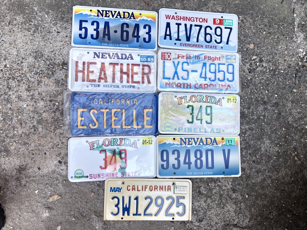 Numere reale de inmatriculare USA | arhiva Okazii.ro