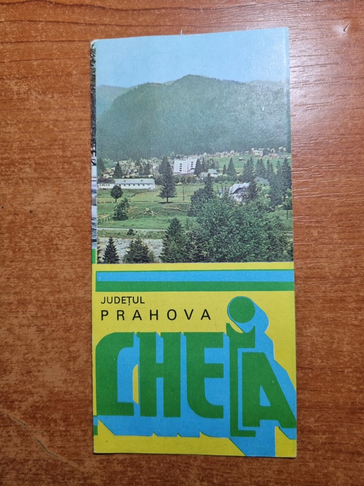 Pliant turistic statiunea cheia + harta - din anul 1982 | Okazii.ro