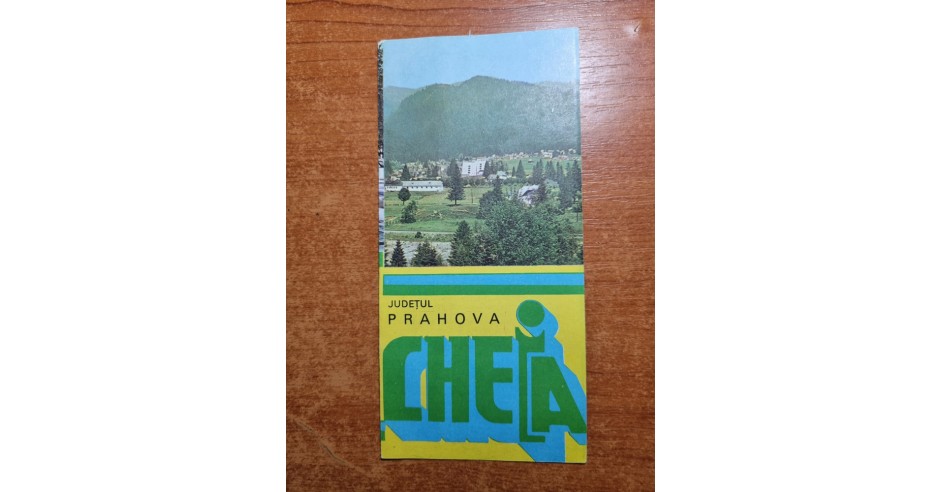 Pliant turistic statiunea cheia + harta - din anul 1982 | Okazii.ro