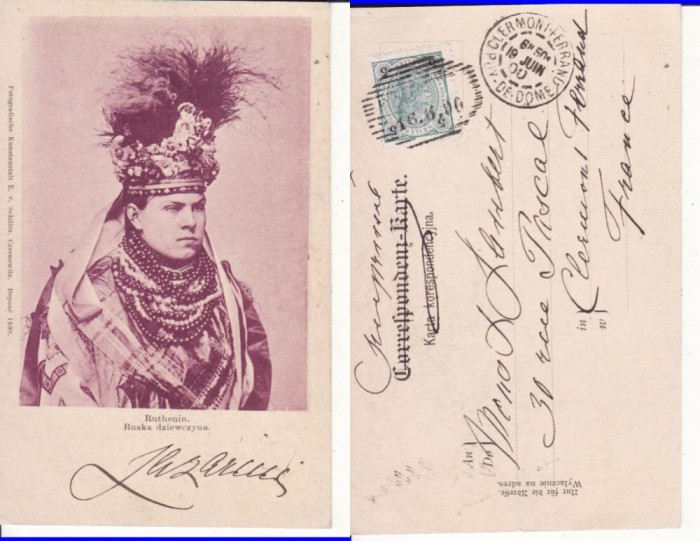 Tipuri din Bucovina - Ruteni, ruteanca-port popular, clasica, edit ...