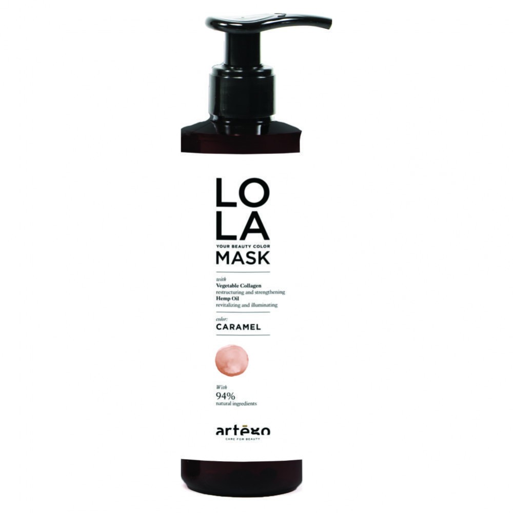 Masca de par nuantatoare Artego Lola Mask Caramel 200 ml | arhiva Okazii.ro