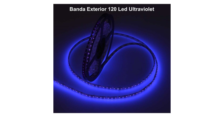 BANDA LED 2835 - ULTRAVIOLET 120LED/M , EXTERIOR - 5M/ROLA | arhiva ...