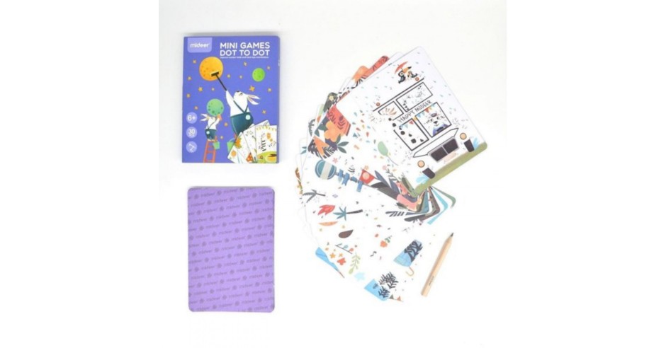 Set Fise de colorat Uneste Punctele, set 30 planse reutilizabile pentru ...