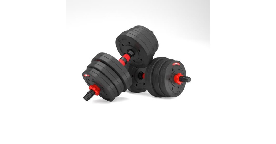 Set Haltera si Gantere Reglabile HMS SGP20 20 kg | arhiva Okazii.ro