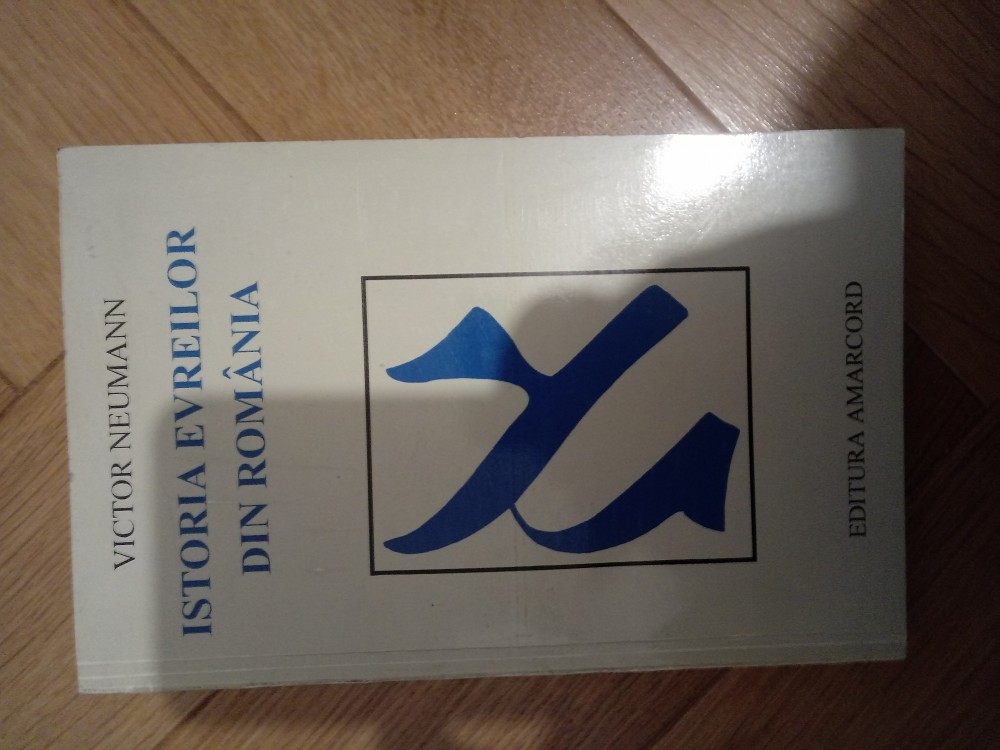 Victor Neumann Istoria evreilor din Romania, ed. princeps, cu dedicatie ...