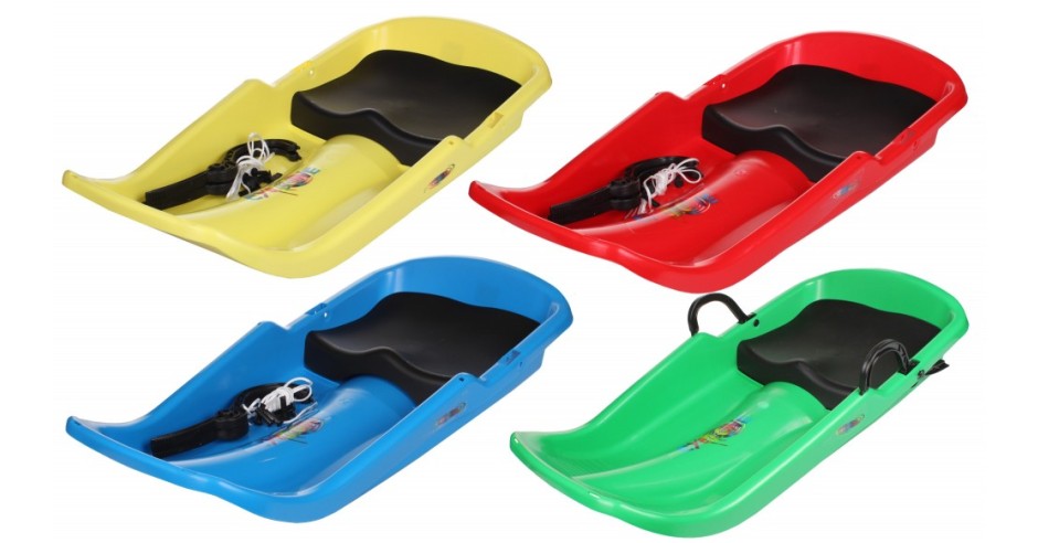 Bob plastic zapada Cyclone Cu scaun incorporat si frane albastru ...