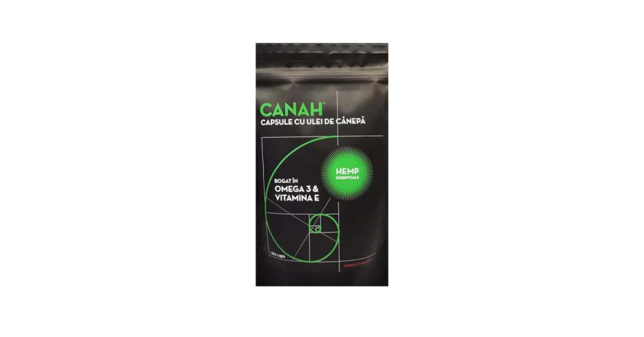 Capsule cu Ulei de Canepa 180 capsule Canah, CANAH INTERNATIONAL ...