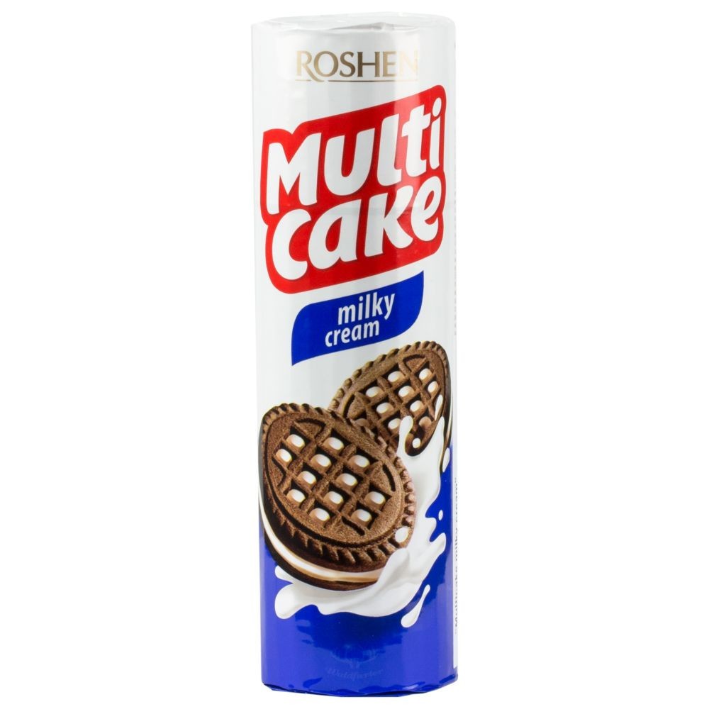 Biscuiti cu Lapte Roshen Multi Cake, 180 g, Biscuiti Multi Cake ...