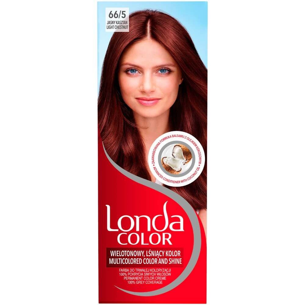 Vopsea de Par Permanenta Londa Color Blend 66/5, 110 ml, Castaniu ...
