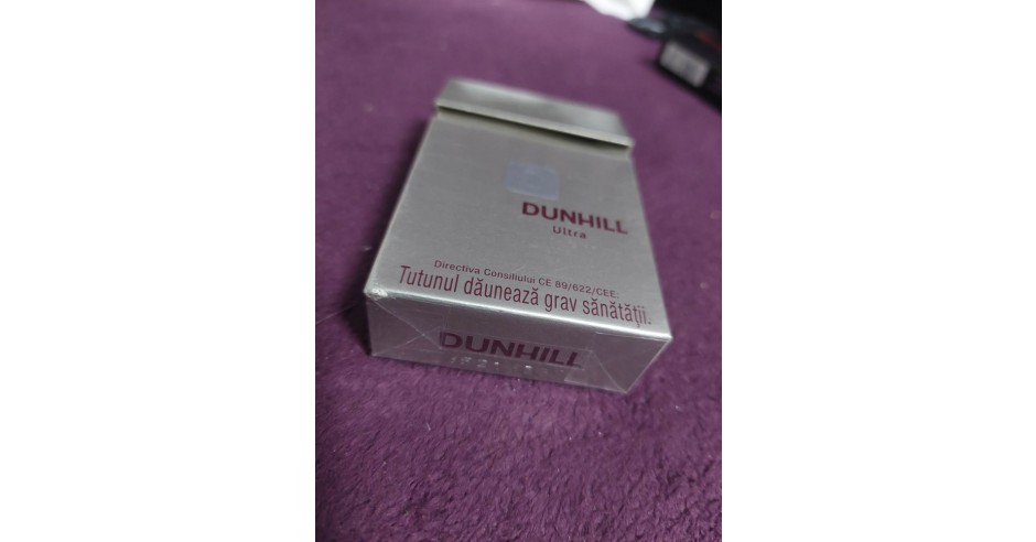 Reclama veche,PACHET vechi TIGARI"DUNHILL"Ultra-cartonat-gol-BRITISH ...