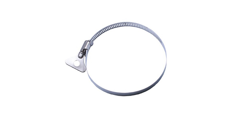 Colier din inox cu fluture din metal, 80 - 100 mm, 10 buc / set | Okazii.ro