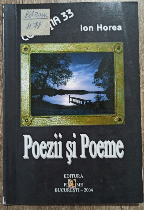 Poezii si poeme - Ion Horea | Okazii.ro