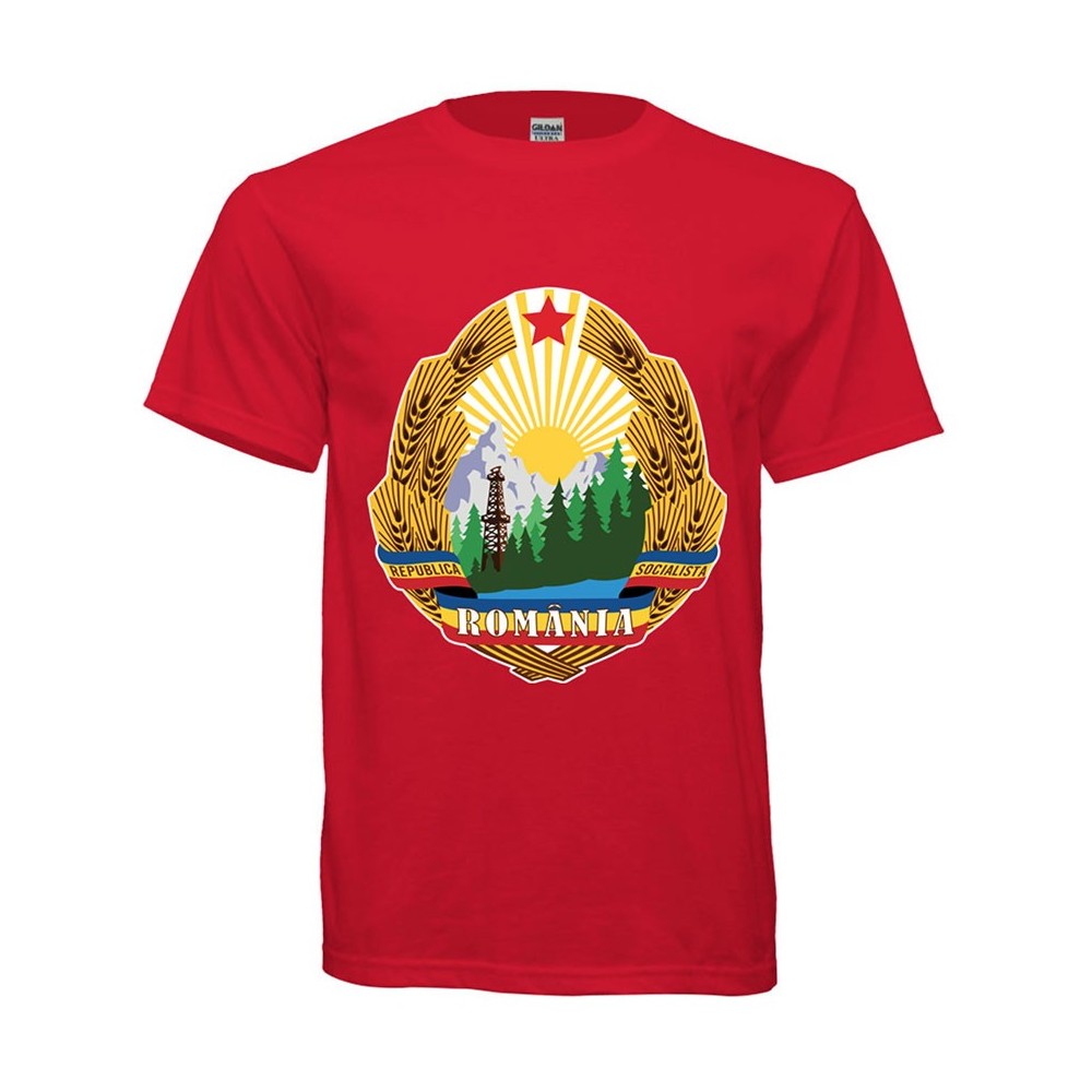 Tricou unisex Stema RSR Republica Socialista Romania | arhiva Okazii.ro
