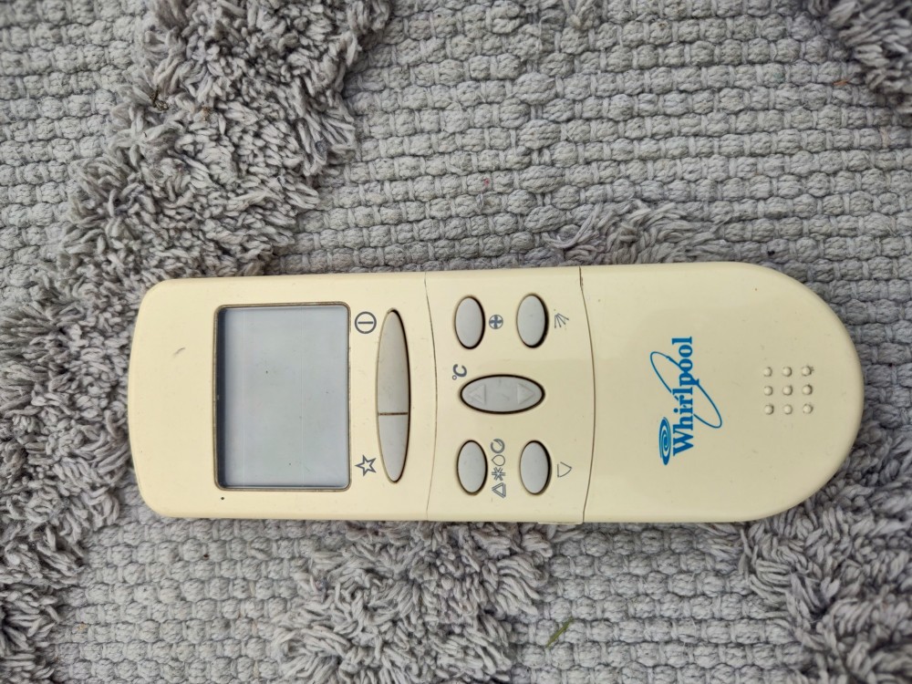 Telecomanda aer conditionat WHIRLPOOL,ORIGINALA, telecomenzi aer ...