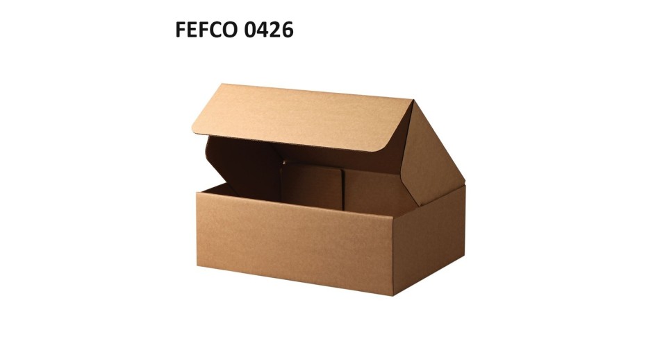 Cutii carton personalizate autoformare, microondul E 360g natur, FEFCO ...
