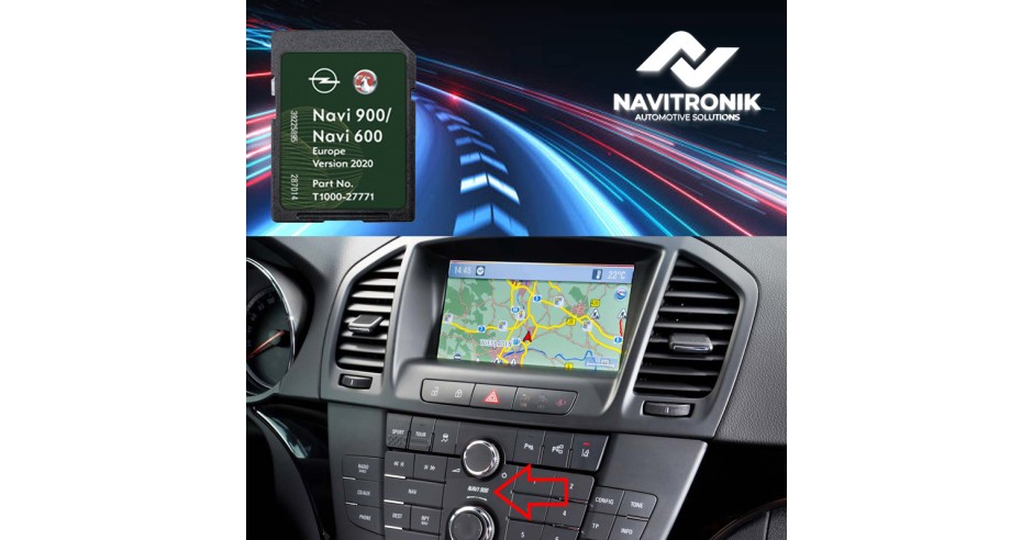 Card navigatie Opel Astra J (2011-2014) NAVI900 NAVI600 Europa ...