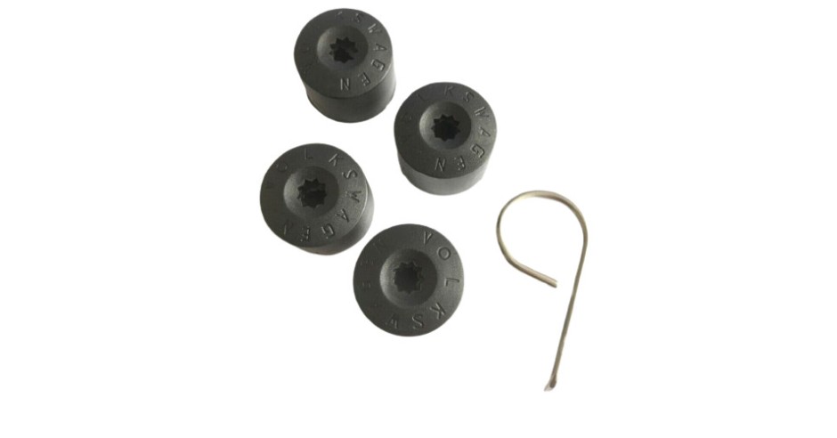 SET Capace prezoane 17mm roti VW VOLKWAGEN Golf Passat CC Tiguan POLO ...