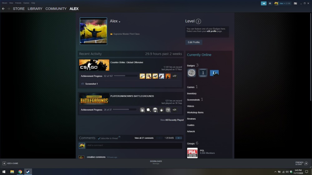 Vand Cont Steam PUBG SI CS GO (RANK SUPREME) | arhiva Okazii.ro