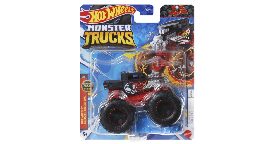 HOT WHEELS MONSTER TRUCK MASINUTA BONE SHAKER SCARA 1:64, Mattel | Okazii.ro