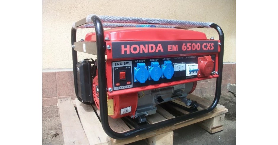 Generator Honda, 5.5 kw, 220v si 380v, benzina + GPL, NOU, livrare ...