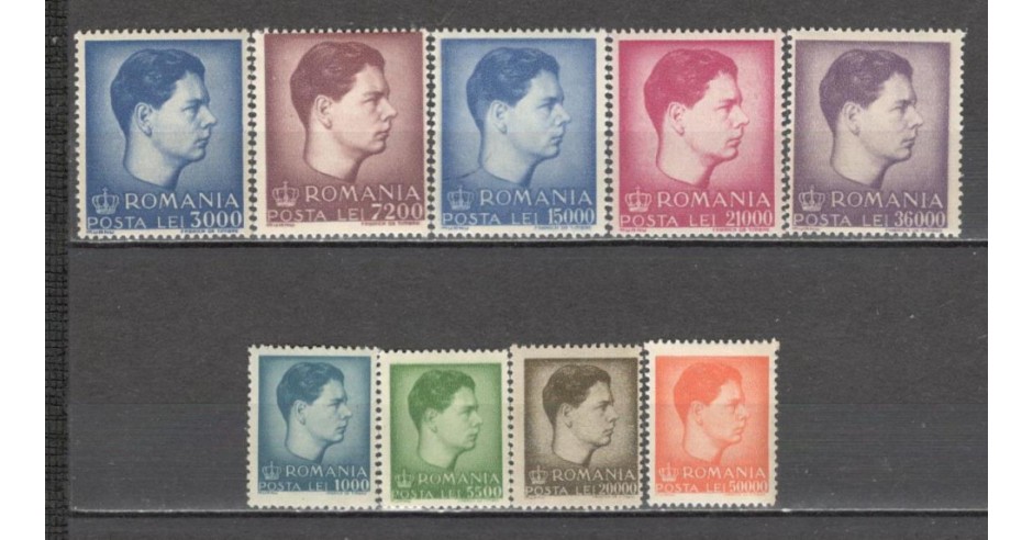Romania.1947 Regele Mihai I format mare si mic DR.52 | arhiva Okazii.ro