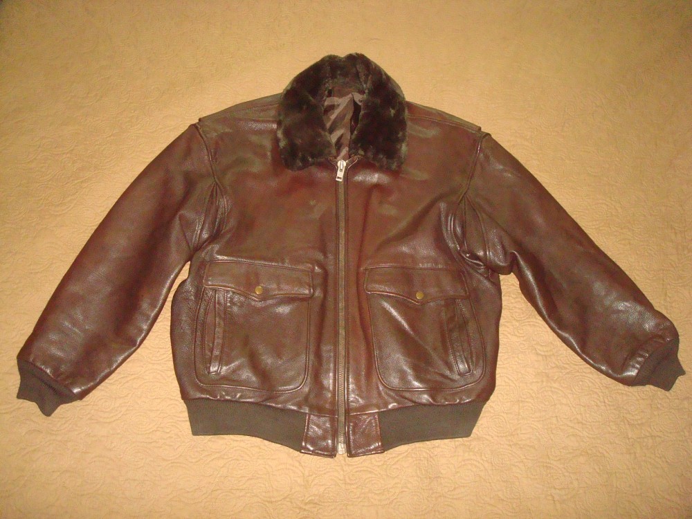 Geaca pilot/aviator/aviatie/barbateasca/piele naturala bovina ...