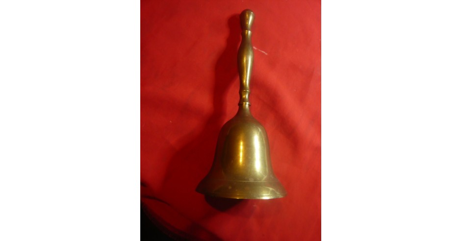 Clopot pentru Adunari Publice , bronz , h=22cm | arhiva Okazii.ro