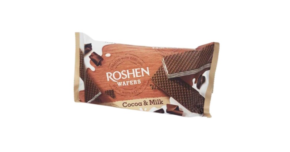 Napolitane Roshen, 216 g, Crema Cacao si Lapte, Napolitane, Roshen ...