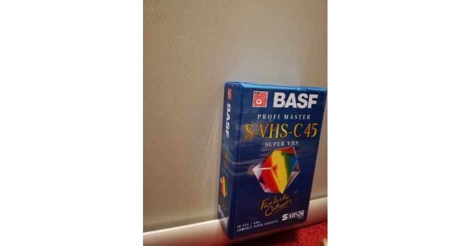 Caseta Video BASF S-VHS-C 45 Super VHS, Sigilata, Made in Germany, VHS ...