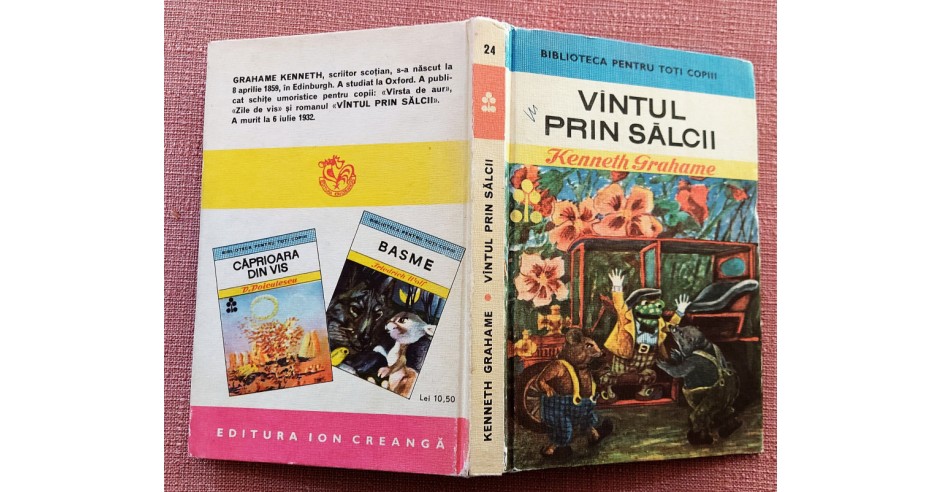 Vantul prin salcii. Ed. Ion Creanga, 1973 (editie cartonata) - Kenneth ...