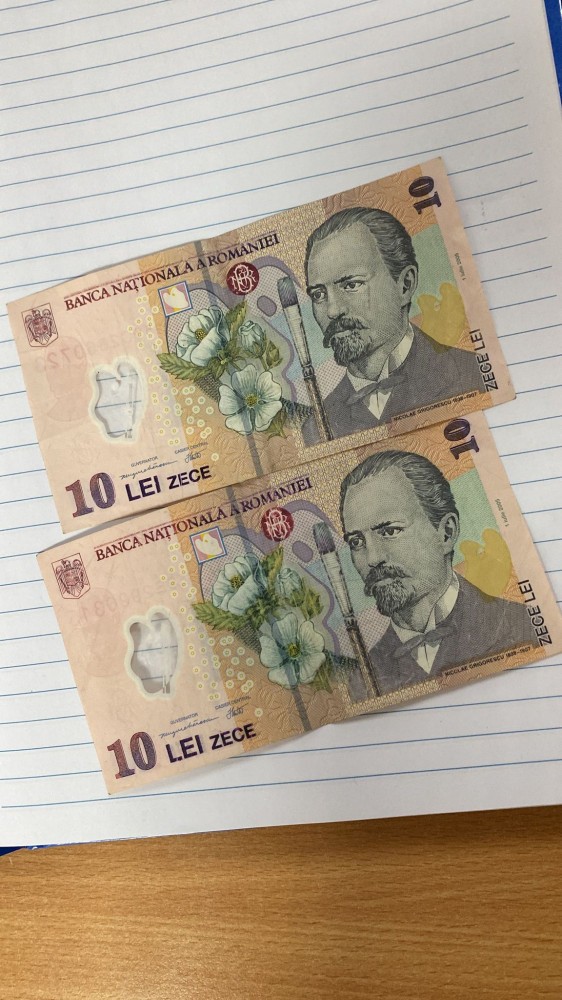 Bancnote 10 lei eroare tiparire bnr | arhiva Okazii.ro
