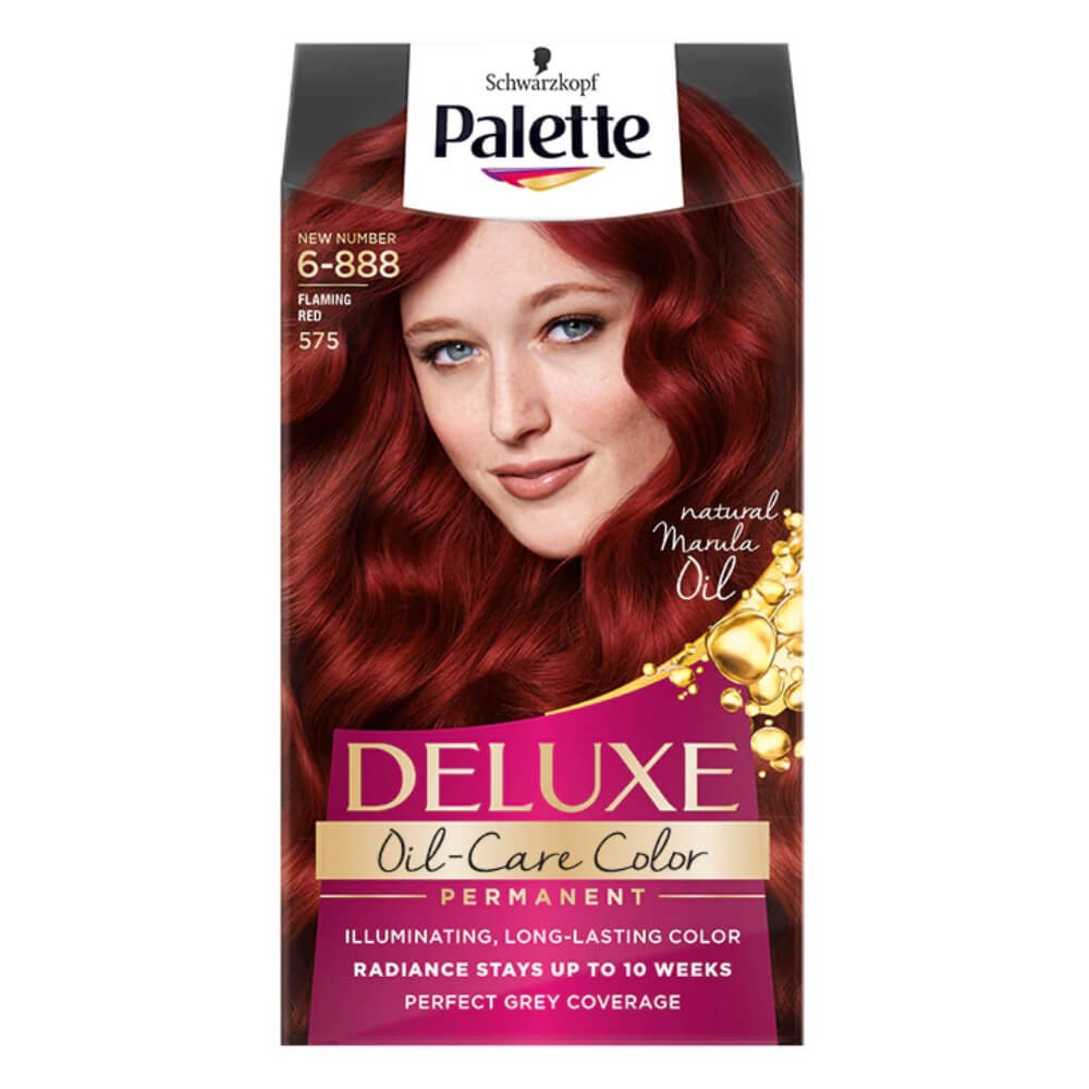 Vopsea de Par Permanenta PALETTE Deluxe 575, Rosu Intens, 135 ml ...