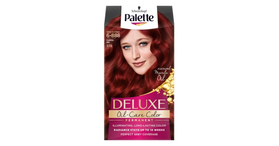 Vopsea de Par Permanenta PALETTE Deluxe 575, Rosu Intens, 135 ml ...