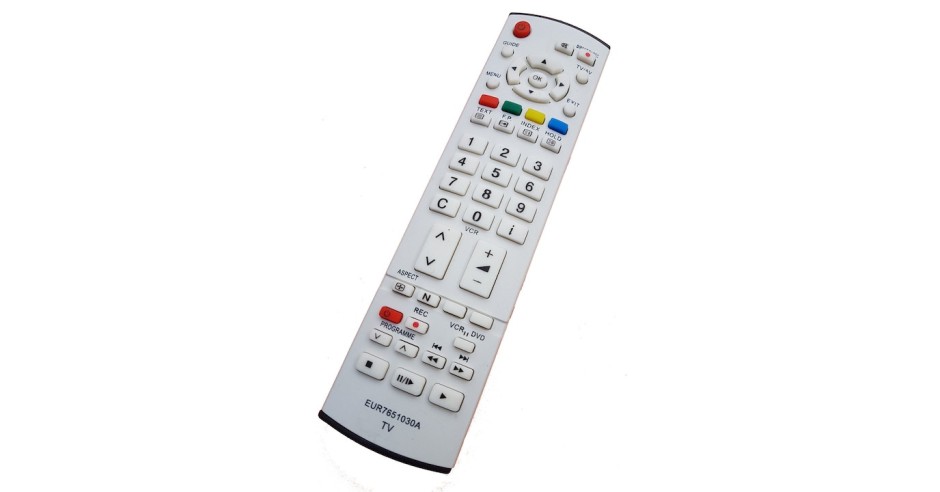 Telecomanda pentru PANASONIC LCD/TV EUR7651030A, alba cu functiile ...