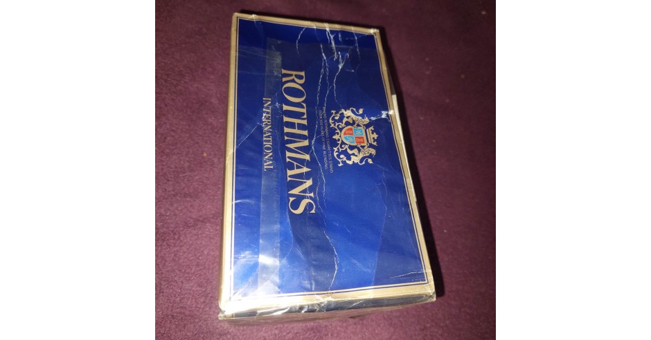 ambalaj vechi reclama,cartus pachete de tigari ROTHMANS INTERNATIONAL ...